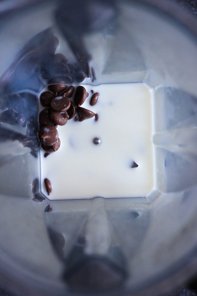 Chocolate raspberry slushy - Berry&Maple