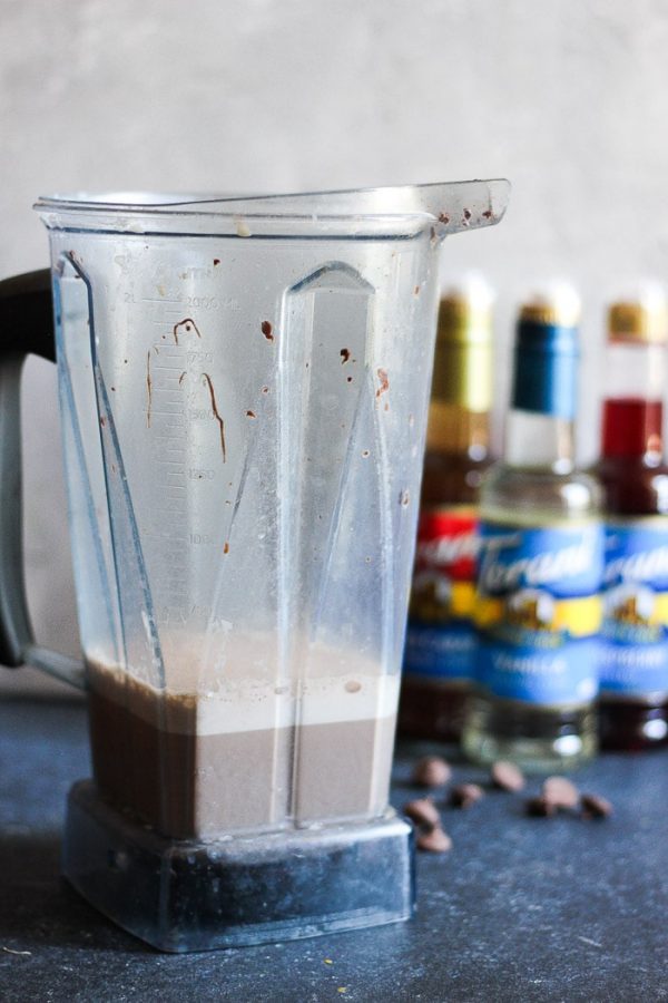 Chocolate raspberry slushy - Berry&Maple