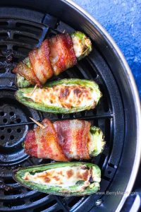Air fryer bacon wrapped jalapeno poppers - Berry&Maple