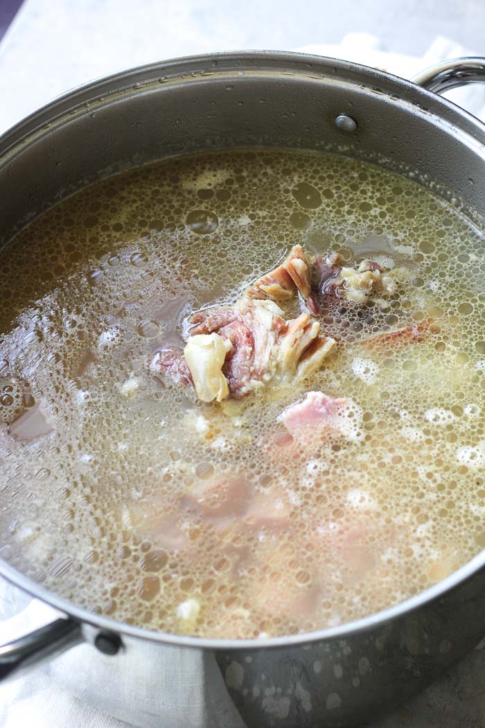 Leftover ham bone soup - Berry&Maple