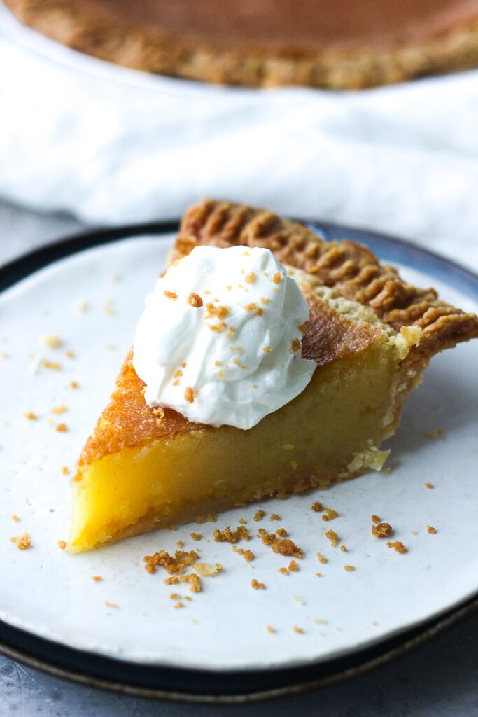 Old fashioned chess pie - Berry&Maple