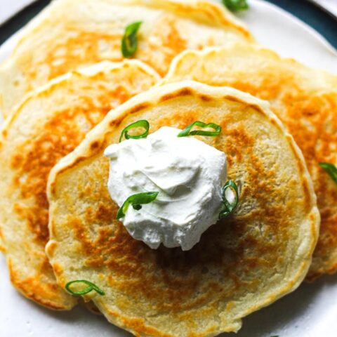 Boxty Irish potato pancakes - Berry&Maple