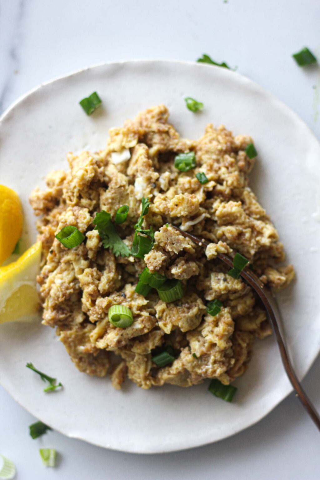 Shad roe scrambled eggs - Berry&Maple