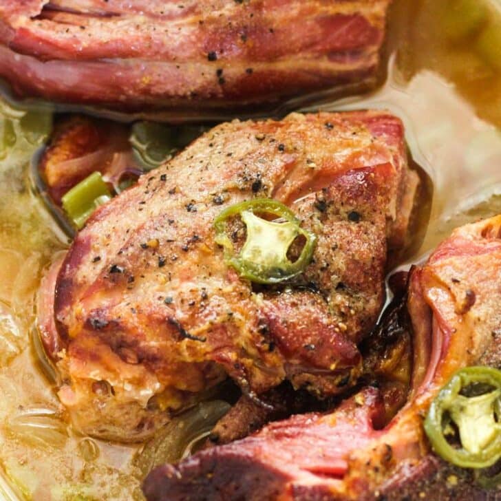 Smoked Turkey Necks in Crock Pot - Berry&Maple